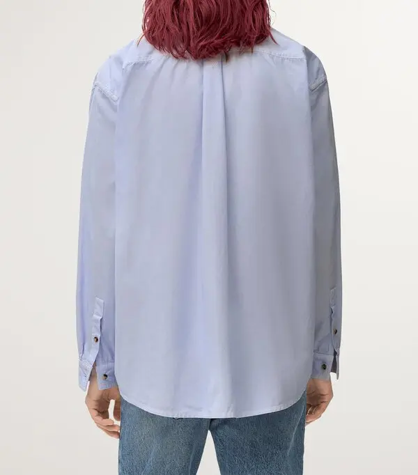 Loewe Cotton Embroidered Logo Shirt