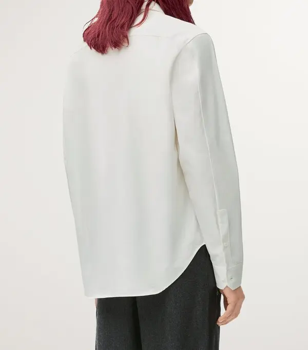 Loewe Cotton Embroidered Logo Shirt