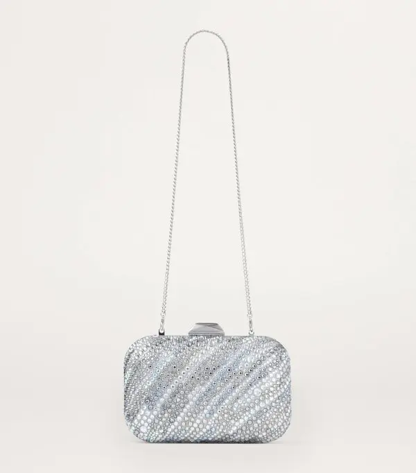 JIMMY CHOO Cloud Clutch Bag - Silver