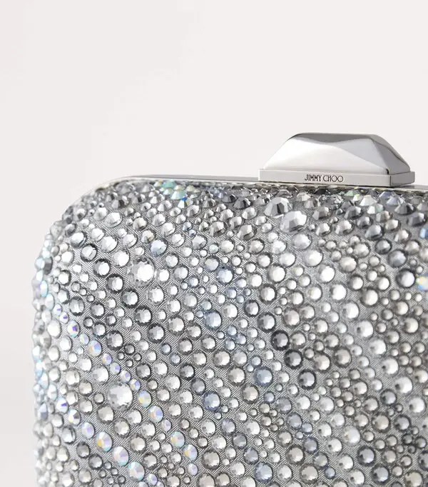 JIMMY CHOO Cloud Clutch Bag - Silver