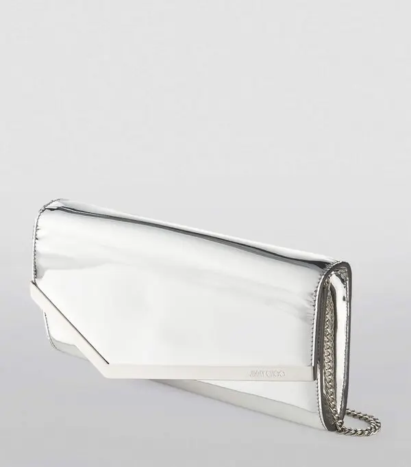 JIMMY CHOO Emmie Clutch Bag - Silver