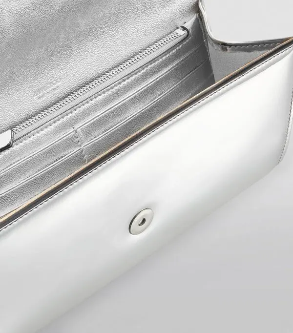 JIMMY CHOO Emmie Clutch Bag - Silver