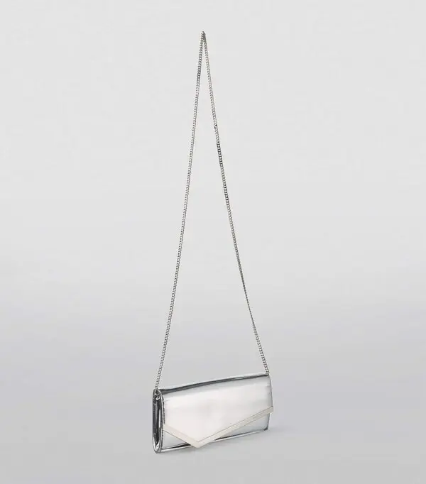 JIMMY CHOO Emmie Clutch Bag - Silver