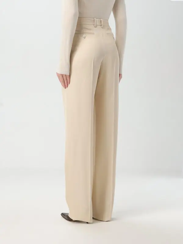 TOM FORD Tailored Wide Leg Trousers - Beige