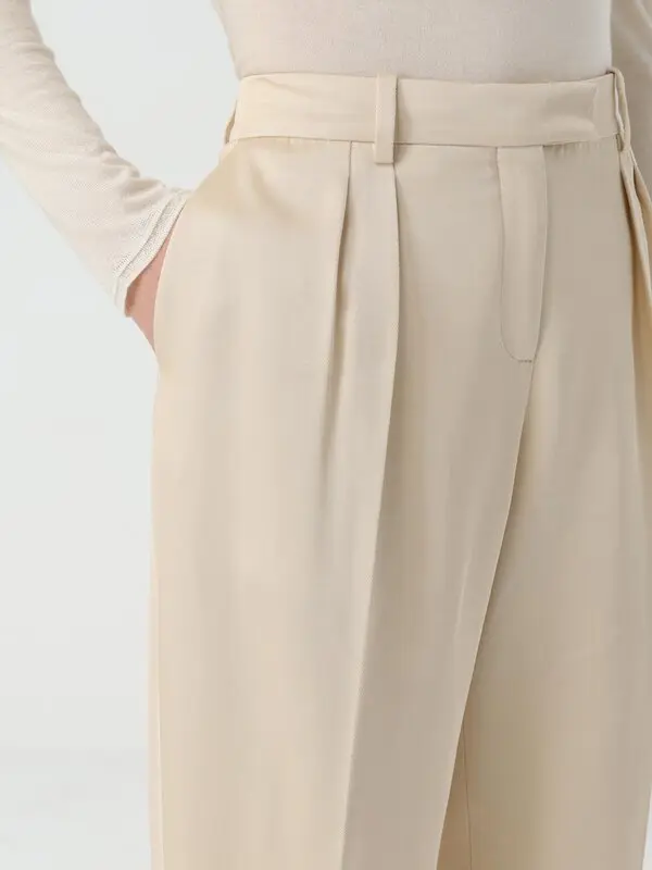 TOM FORD Tailored Wide Leg Trousers - Beige