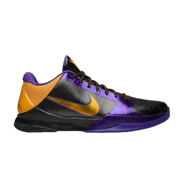 Nike Zoom Kobe 5 'lakers Away' Sneakers - Black