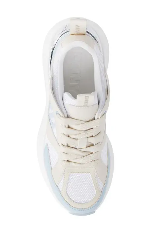 Dkny Zofi Platform Wedge Sneakers - Celeste
