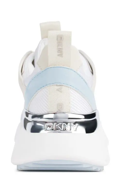 Dkny Zofi Platform Wedge Sneakers - Celeste