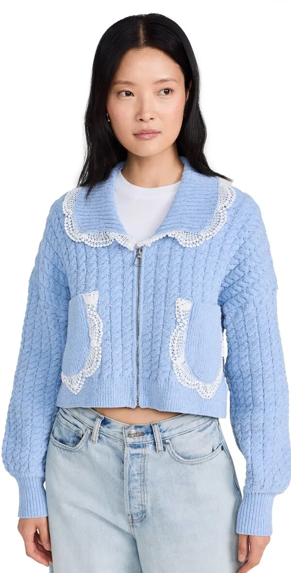 For Love & Lemons Tierra Knit Jacket