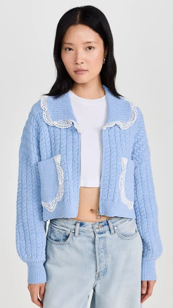 For Love & Lemons Tierra Knit Jacket