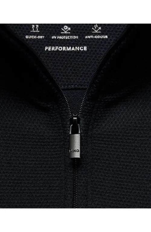Mango Half Zip Performance Sweatshirt - Dark Navy