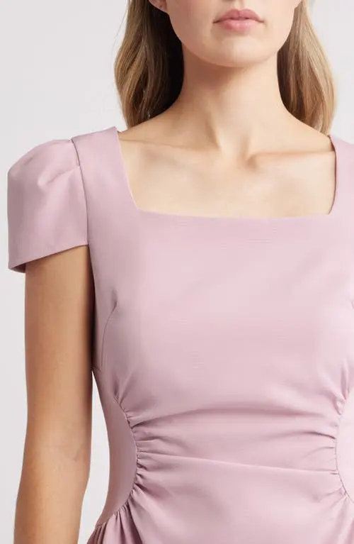 NIKKI LUND Tiffany Side Ruched Dress - Pink