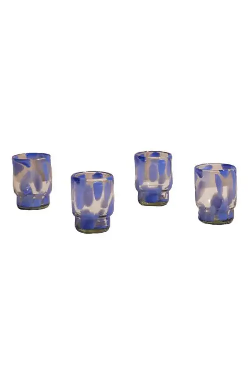 MESO GOODS Marta Stackable Glass & Clearset Of 4