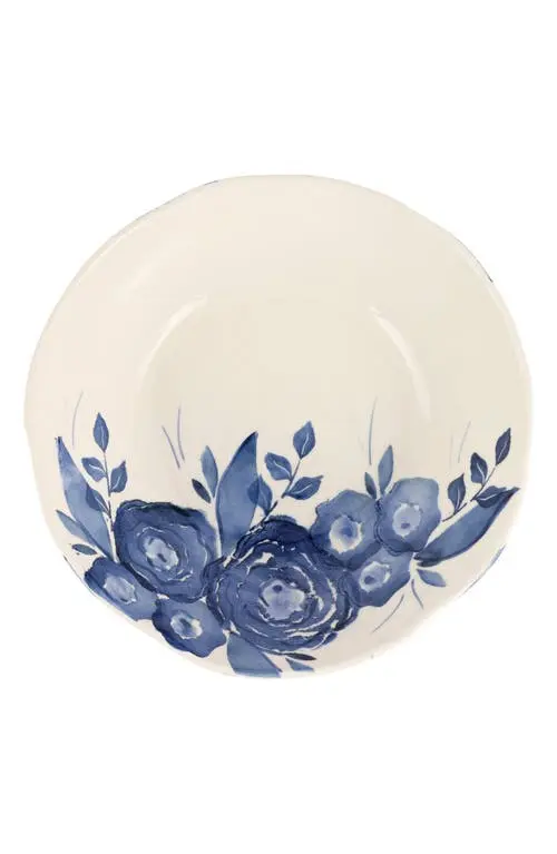 VIETRI Camellia Shallow Serving Bowl