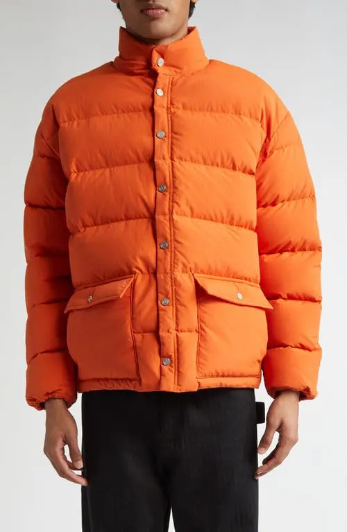 BODE Burlington Down Puffer Jacket - Orange