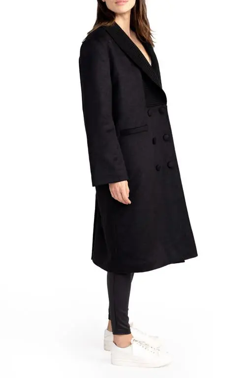 BELLE & BLOOM After Party Quilted Lining Coat - Black