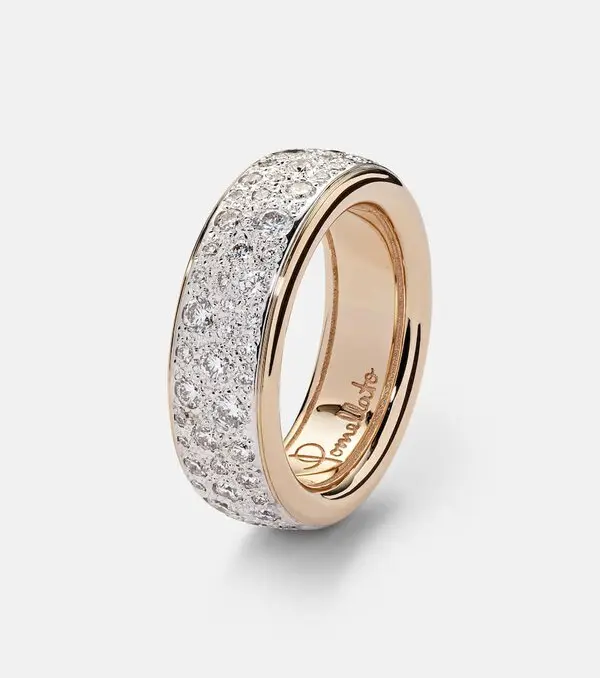 Pomellato Iconica 18kt Rose Diamond Ring - Gold