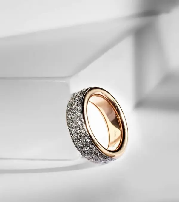 Pomellato Iconica 18kt Rose Diamond Ring - Gold