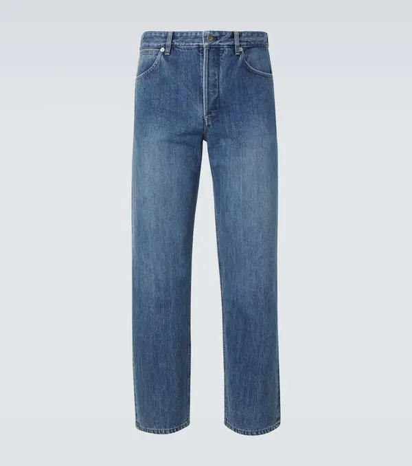 JIL SANDER Faded Straight Jeans