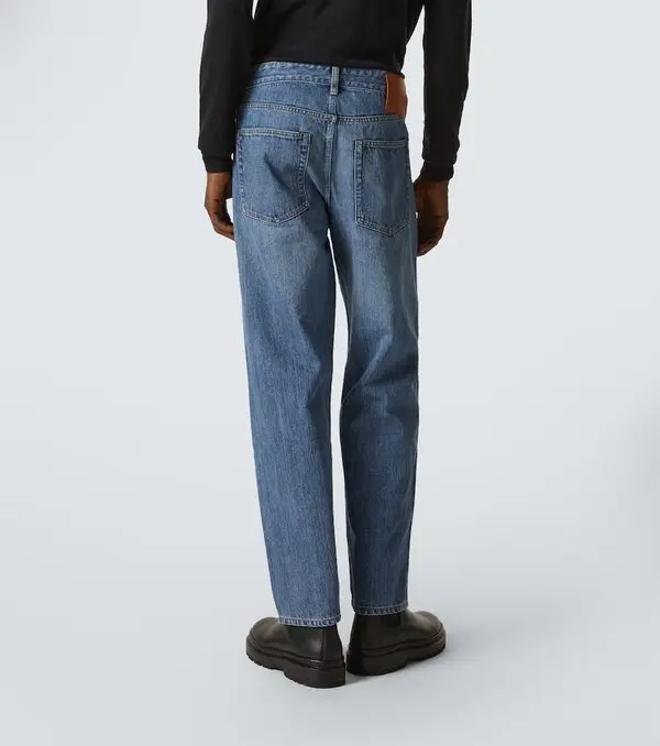JIL SANDER Faded Straight Jeans