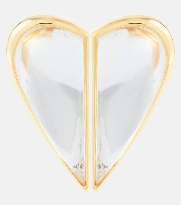 Alaïa Demi-cour Bombe Earrings In And Resin