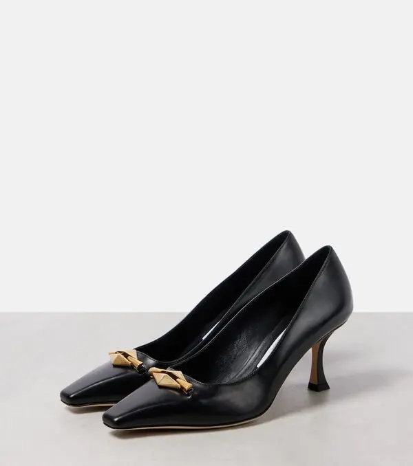 JIMMY CHOO Ryker 70 Leather Pumps