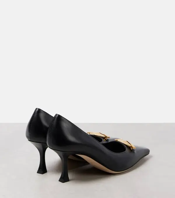 JIMMY CHOO Ryker 70 Leather Pumps