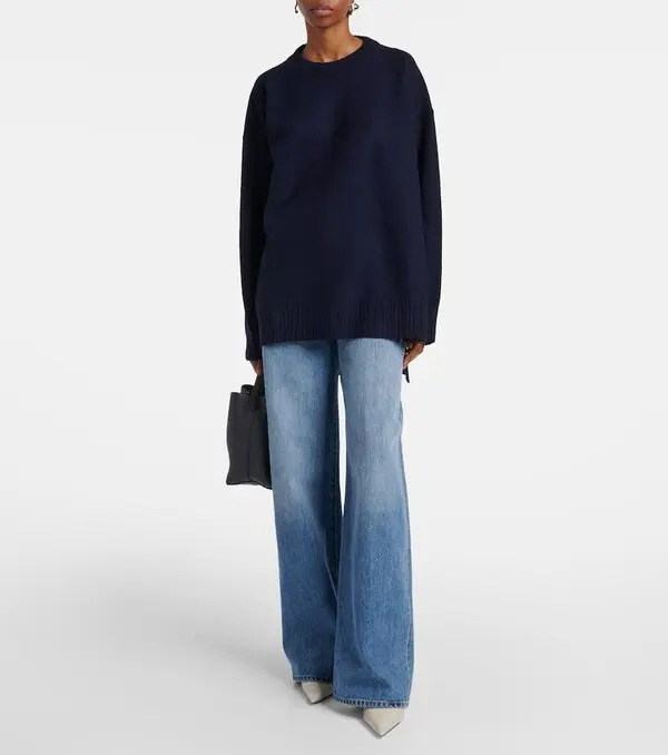 JIL SANDER Wool Sweater - Blue