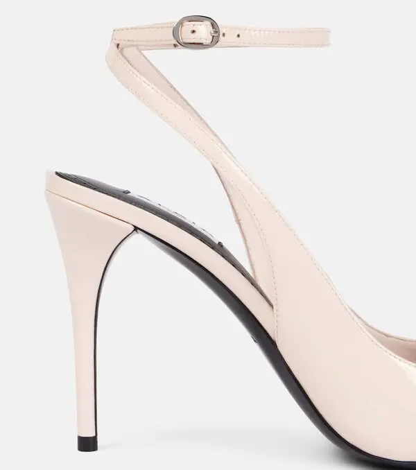 Alaïa Patent Leather Slingback Pumps