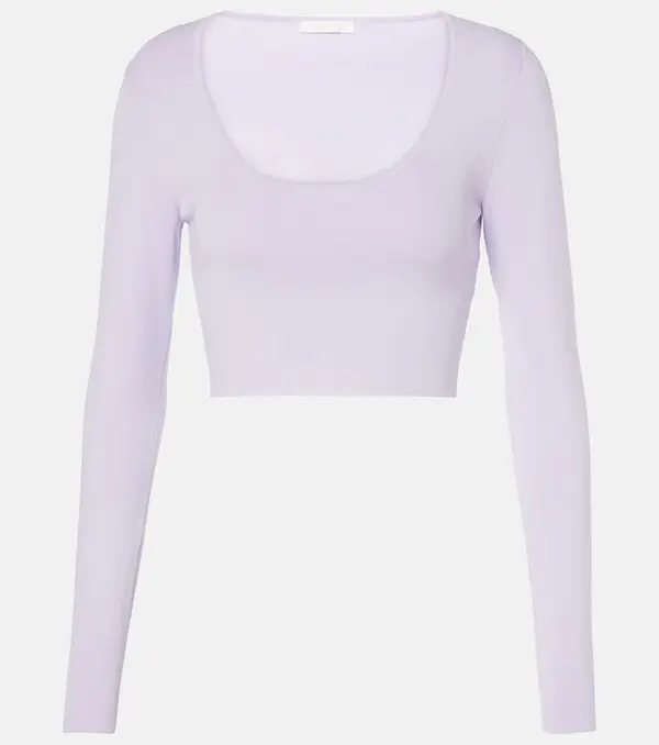 Zimmermann Acacia Knit Scoop Crop Top