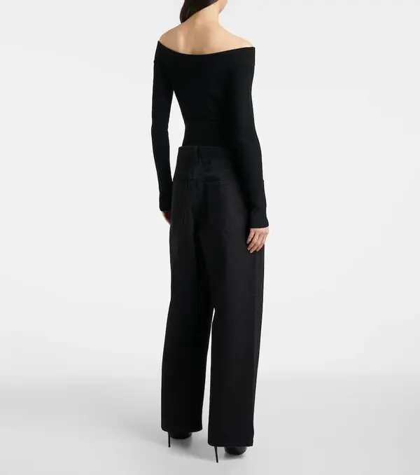 Alaïa High-rise Straight Jeans