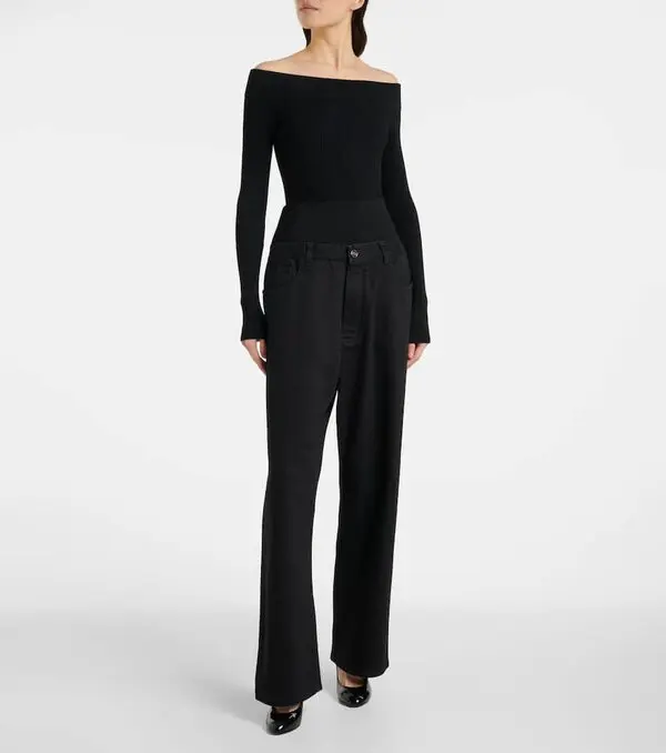 Alaïa High-rise Straight Jeans