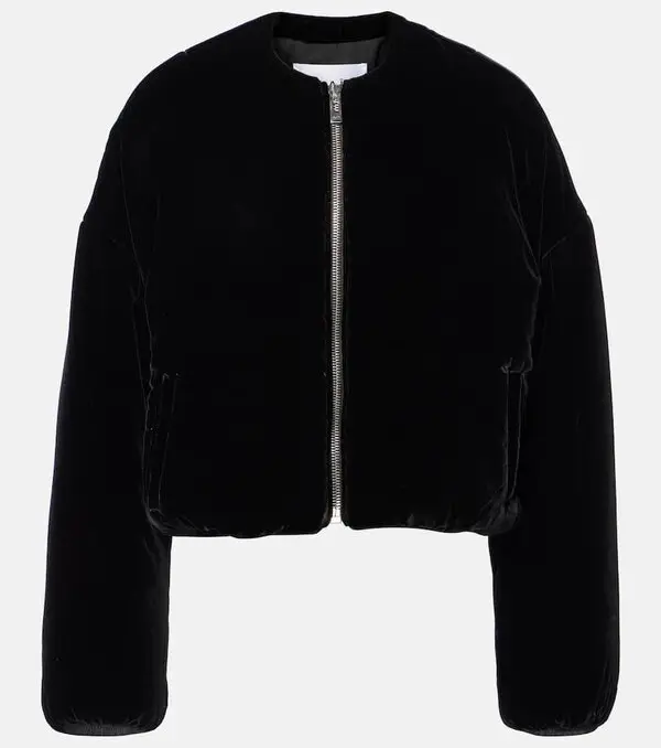 Alaïa Velvet Bomber Jacket