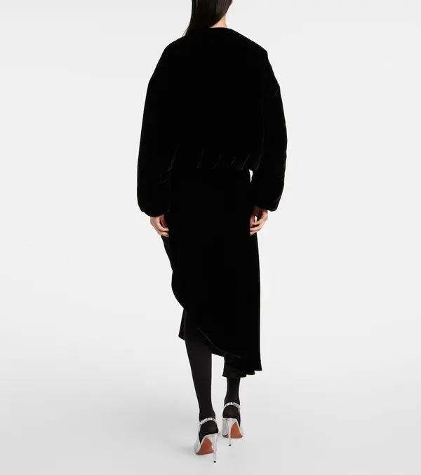 Alaïa Velvet Bomber Jacket