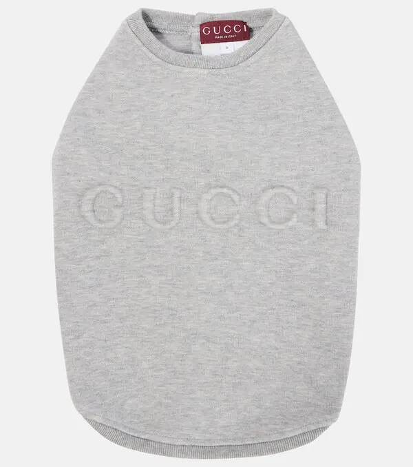 Gucci Logo Embossed Dog Sweatshirt
