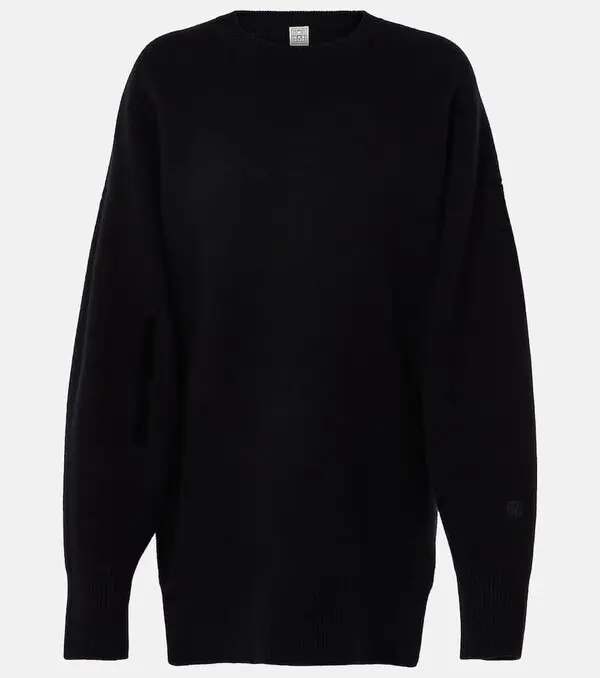 TOTEME Wool And Cashmere-blend Sweater - Black