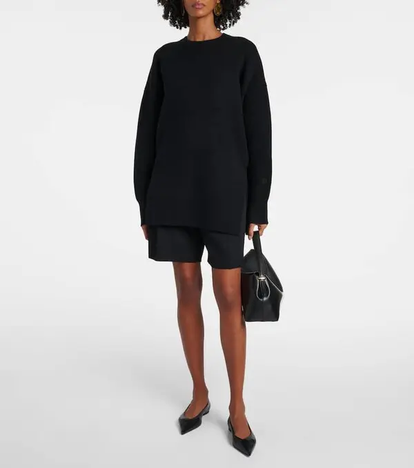 TOTEME Wool And Cashmere-blend Sweater - Black