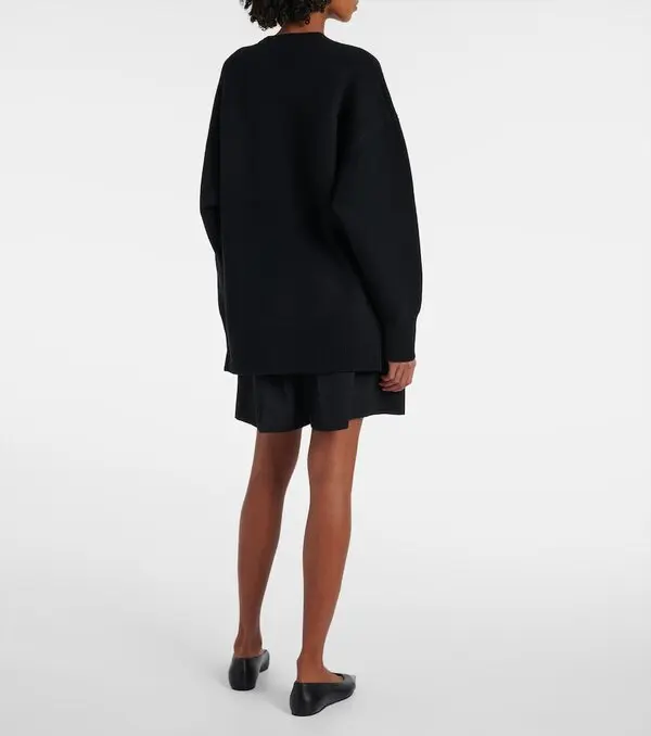 TOTEME Wool And Cashmere-blend Sweater - Black