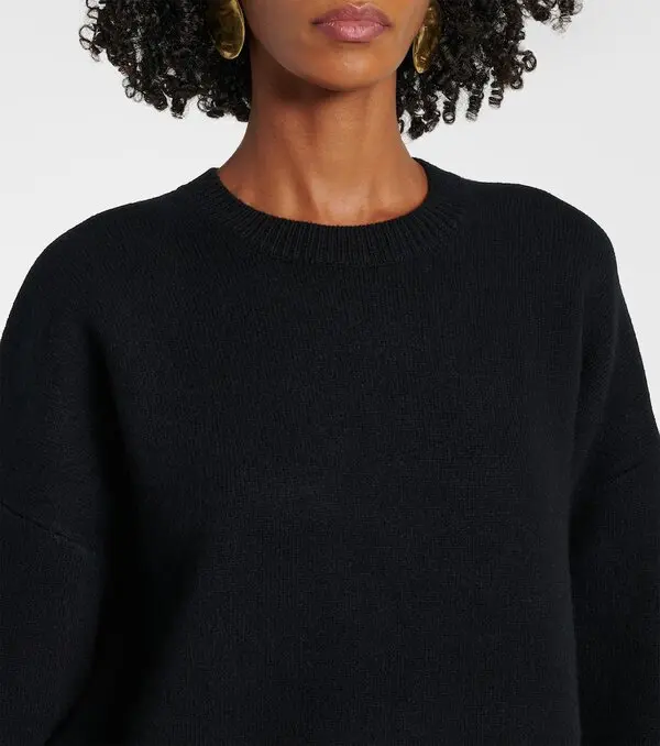 TOTEME Wool And Cashmere-blend Sweater - Black