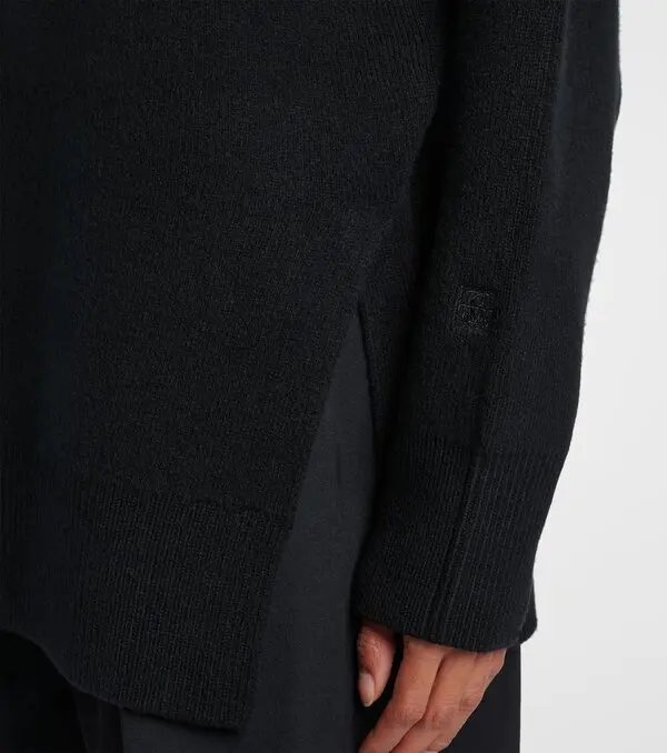 TOTEME Wool And Cashmere-blend Sweater - Black