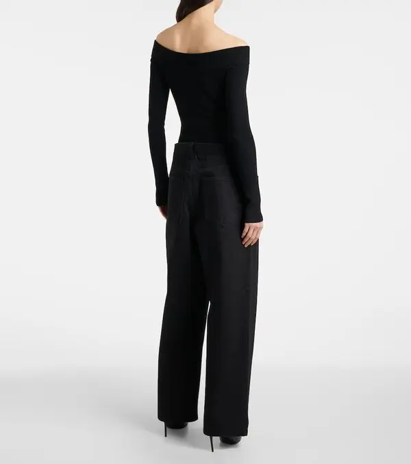 Alaïa High-rise Straight Jeans
