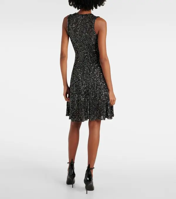Alaïa Sequined Minidress - Black
