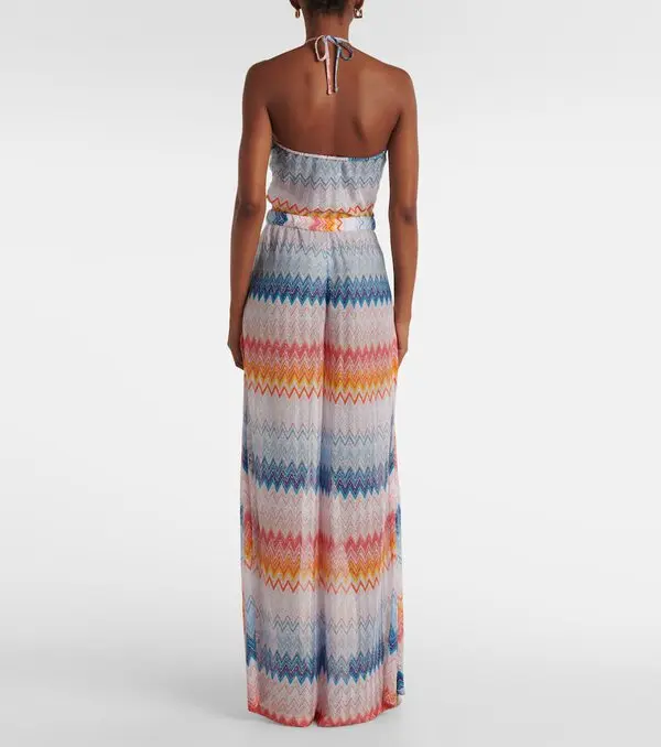 Missoni Zigzag Wide-leg Pants - Multicoloured