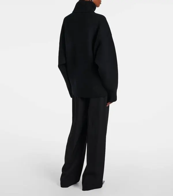 TOTEME Wool And Cashmere-blend Sweater - Black
