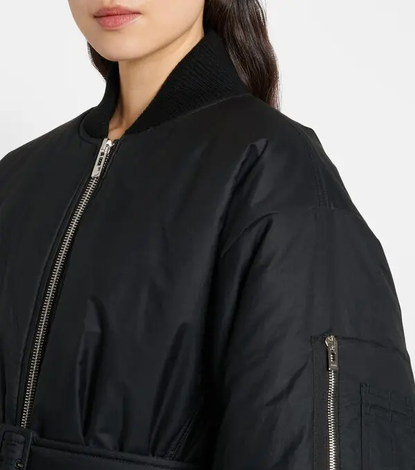 Alaïa Belted Cotton-blend Jacket