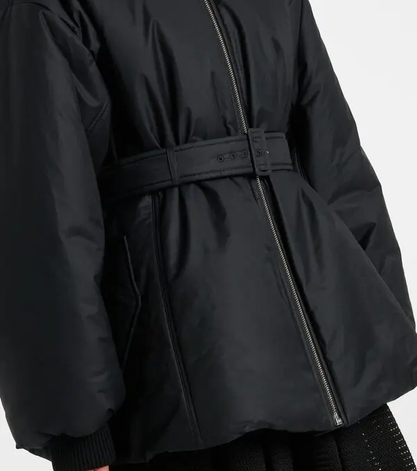 Alaïa Belted Cotton-blend Jacket