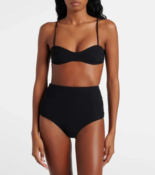 Faithfull The Brand Evora Bikini Top - Black