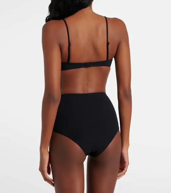 Faithfull The Brand Evora Bikini Top - Black