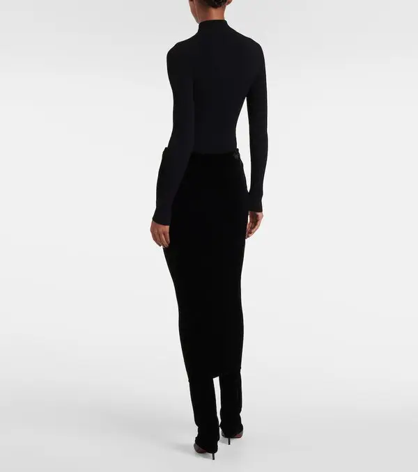 Alaïa Fluid Jersey Skirt Pants
