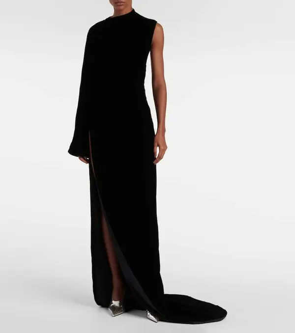 Alaïa Asymmetric One-shoulder Gown